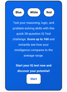 Free IQ Test Online – 30-Question IQ Test with Instant Results